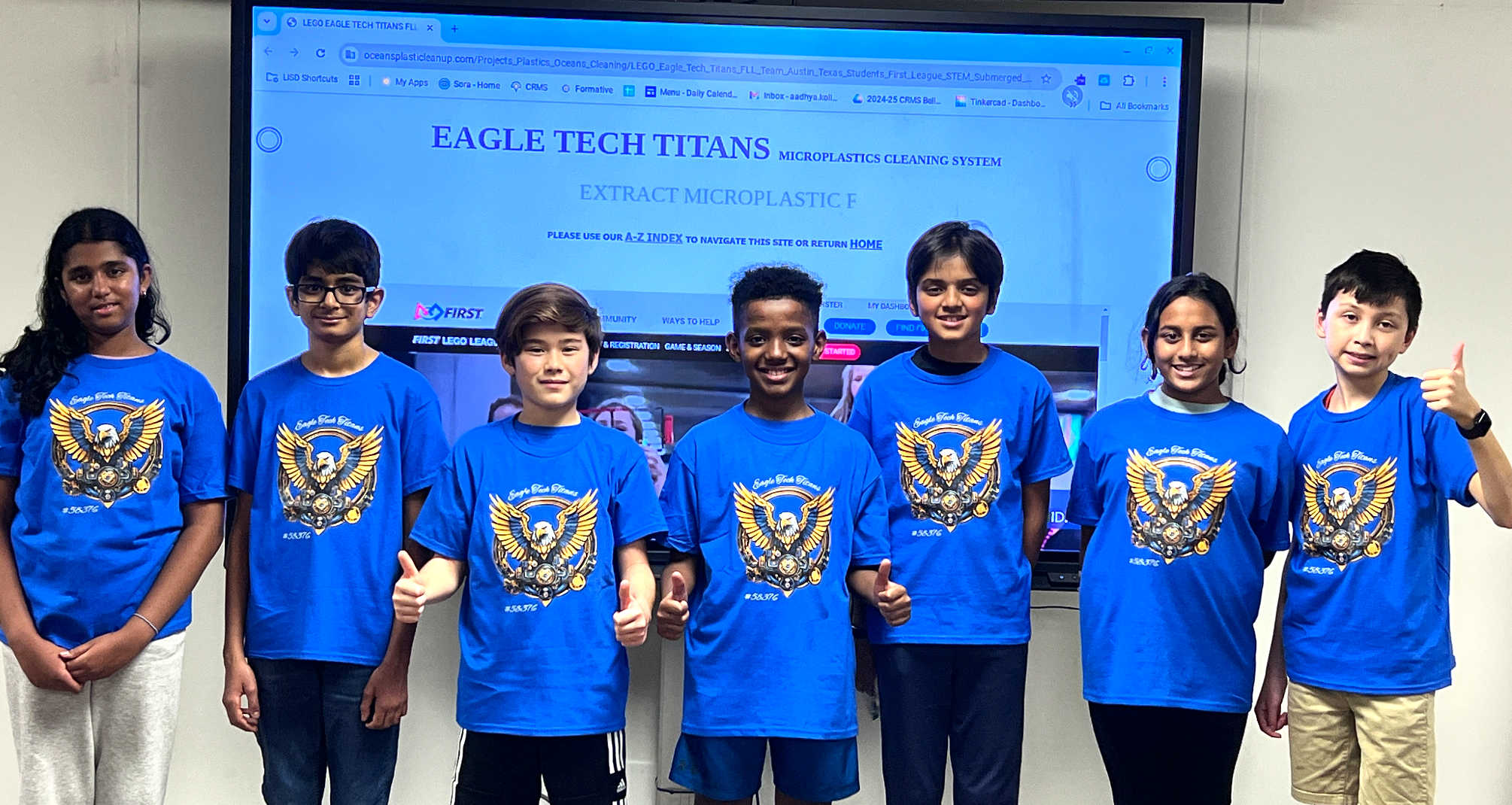 FUNDING POLITICAL CHALLENGES LEGO EAGLE TECH TITANS FLL FIRST LEAGUE FOR OCEAN MICROPLASTICS ...